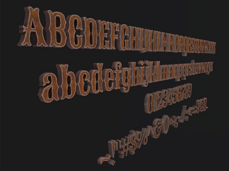 Second Life Marketplace - Fontastic | RFS - 3D Mesh Letters - Sancreek ...