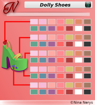 Second Life Marketplace - NEW Nina Nerys - Dolly Outfit