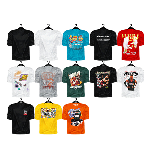 Second Life Marketplace - Spade: Sauce Set Shirts (Fatpack)