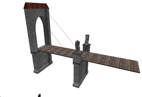Second Life Marketplace - Medieval Drawing Bridge - Chest