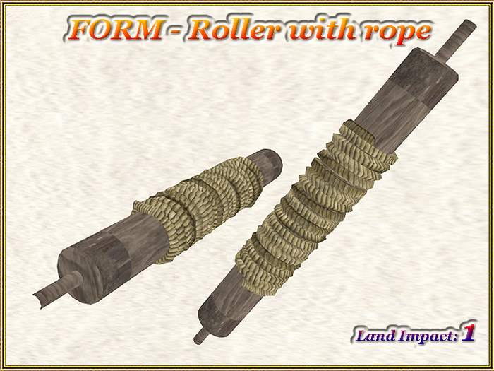 Second Life Marketplace - FORM - Roller with rope (1 LI) (Full perm ...