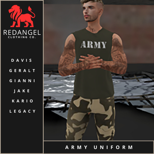 Second Life Marketplace - Army Uniform ROLE PLAY