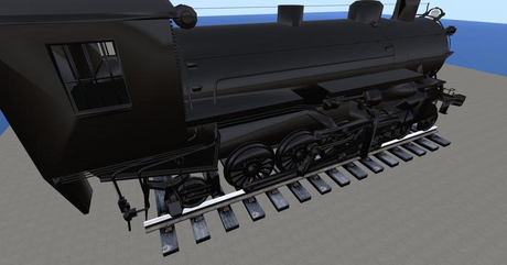Second Life Marketplace - TM Steam Locomotive Engine - Prop - FP - Full ...