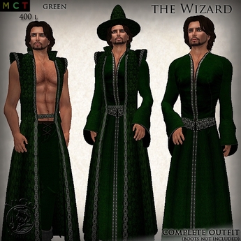 Second Life Marketplace - ViGo - Wizard green