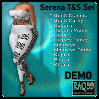 Second Life Marketplace - [R39] Serena T&S Set-DEMO