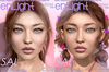 Second Life Marketplace - enLight SAL head skins-BOM (EvoX) FATPACK