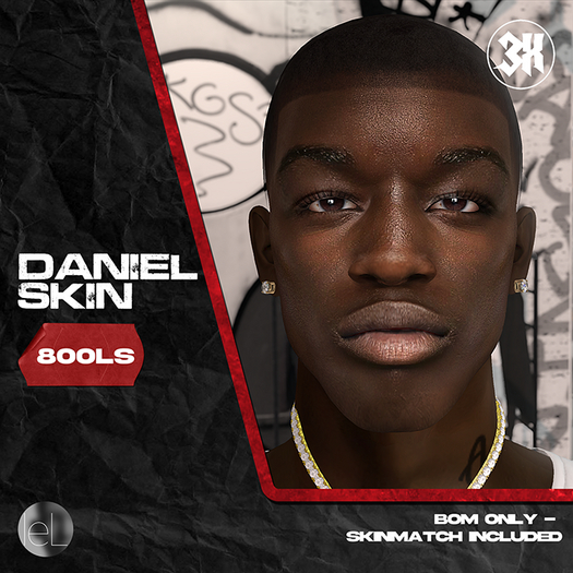 Second Life Marketplace - 3x Daniel Skin Bom/Evo