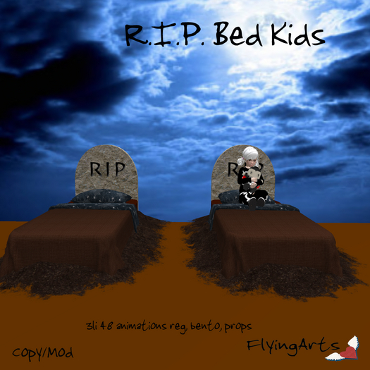 Second Life Marketplace - !FA! RIP Bed Kids