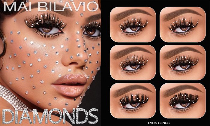 Second Life Marketplace - .:Mai Bilavio:. Diamond Eyelashes (Evox)