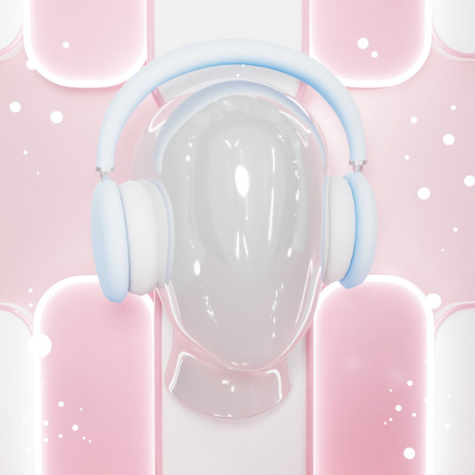 Second Life Marketplace - Palette - Katie Headphones [Ice]