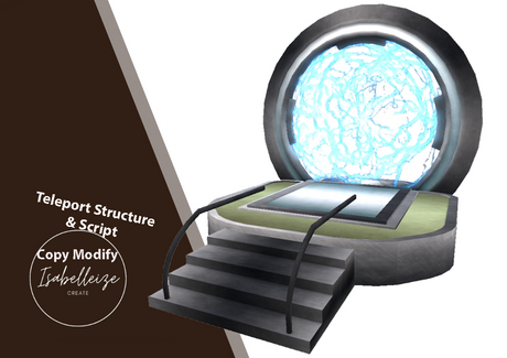 Second Life Marketplace - Teleport Structure CopY Modify 10 Effect Electric