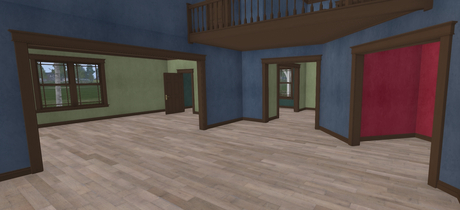 Second Life Marketplace - LH - Ranch - Stable Ridge Wall shell MP2AP