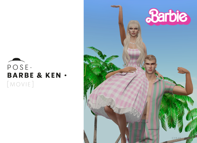 Second Life Marketplace - Pose BARBE & KEN COUPLE