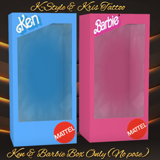 Second Life Marketplace - [K-Style] KEN & BARBIE - BOX ONLY