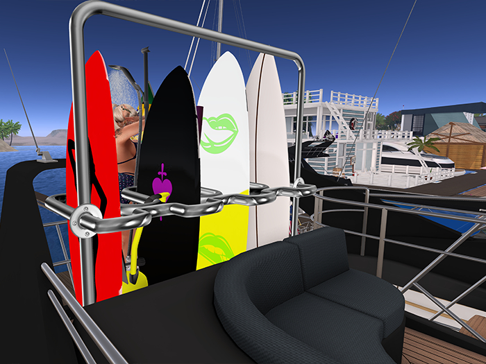 Second Life Marketplace - Moon Shadow - Rack Silver board