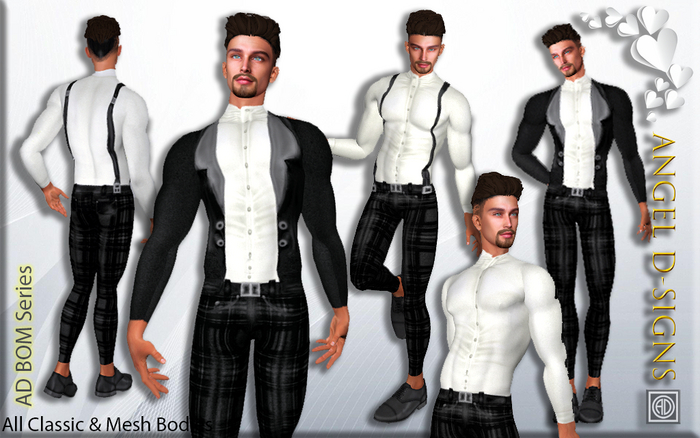 Second Life Marketplace - AD Outfit Mystery Man BOM