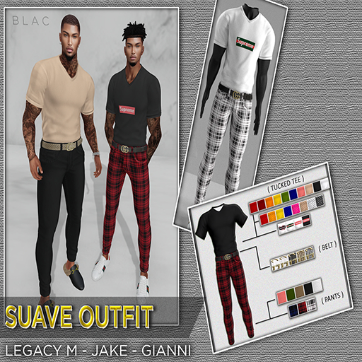 Second Life Marketplace Zb Suave Outfit Fatpack