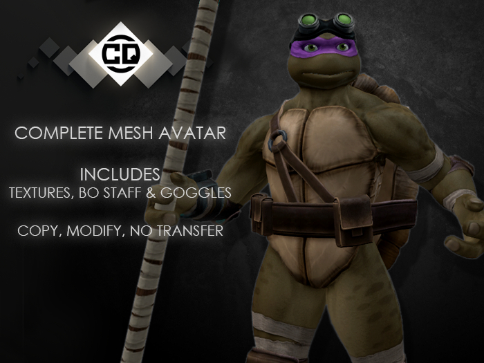 Second Life Marketplace - .:CQ:. Donatello TMNT Bento Avatar
