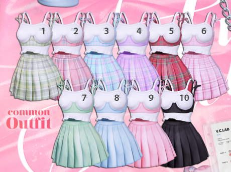 Second Life Marketplace - [V.C.LAB] Free Somebody GACHA. common outfit ...