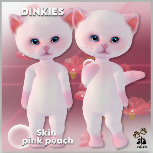 Second Life Marketplace - !!!CHARM Dinkies Skin pink peach v1.0
