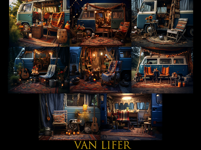 Second Life Marketplace Sato Van Lifer Blogger Backdrop Textures