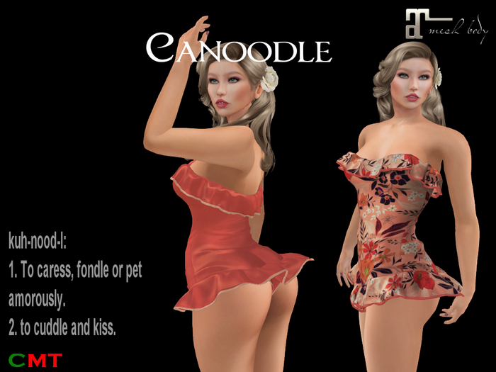 Second Life Marketplace - Canoodle Dress - Peach/Blush - Maitreya
