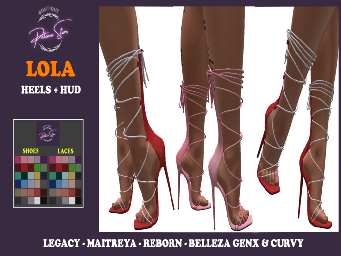 Second Life Marketplace - PS - Lola Heels (+ Hud)