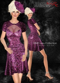 Second Life Marketplace - *DNR* Lulu Short Dress in Pink