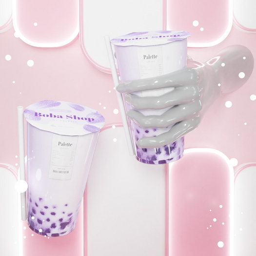 Second Life Marketplace - Palette - Cassidy Boba Cup [Purple]