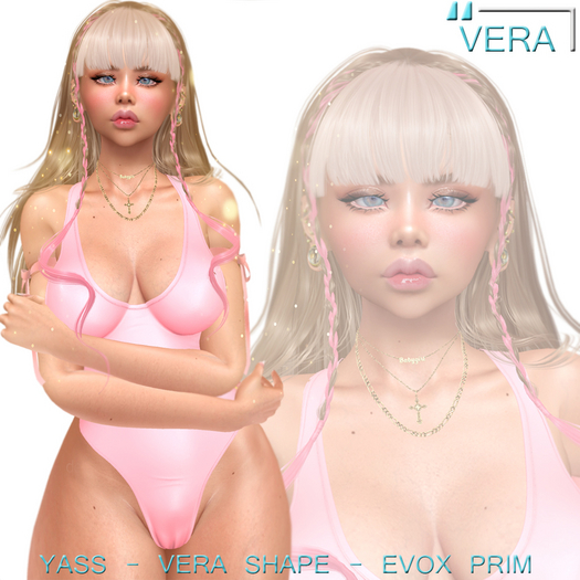 Second Life Marketplace - YaSs - Vera Shape -Lelutka Evox Prim Head-