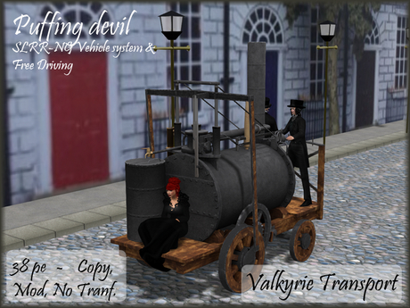 Second Life Marketplace - 1804 Trevithick Puffing Devil