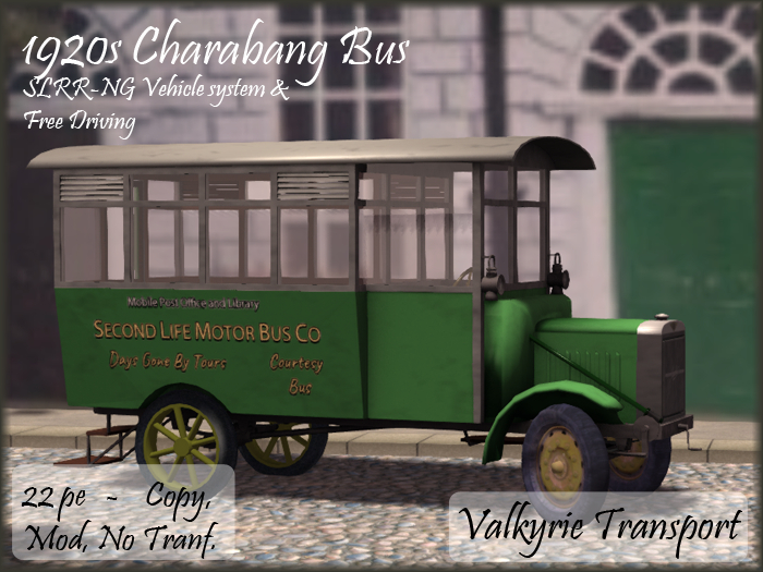 Second Life Marketplace - 1930 Charabang Bus