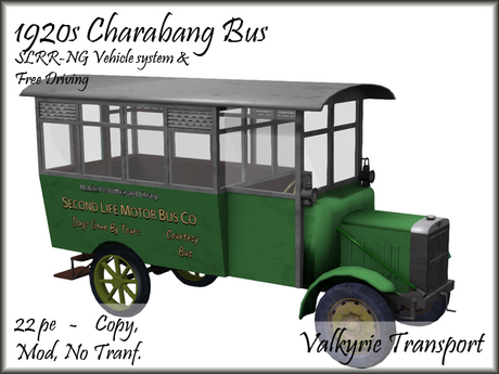 Second Life Marketplace - 1930 Charabang Bus