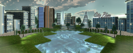 Second Life Marketplace - CITY PLAZA sim surround (full sim surround ...