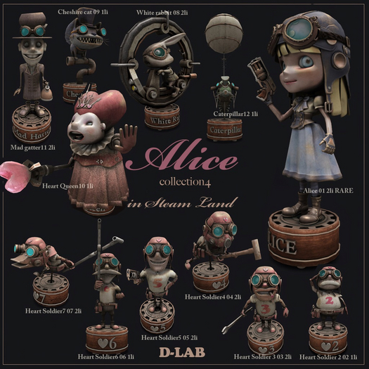 Second Life Marketplace - D-LAB Alice in steamland 06 Heart Soldier6