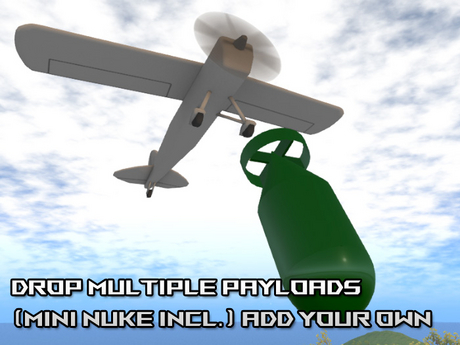 Second Life Marketplace - RIDEABLE RC PLANE & DRONE
