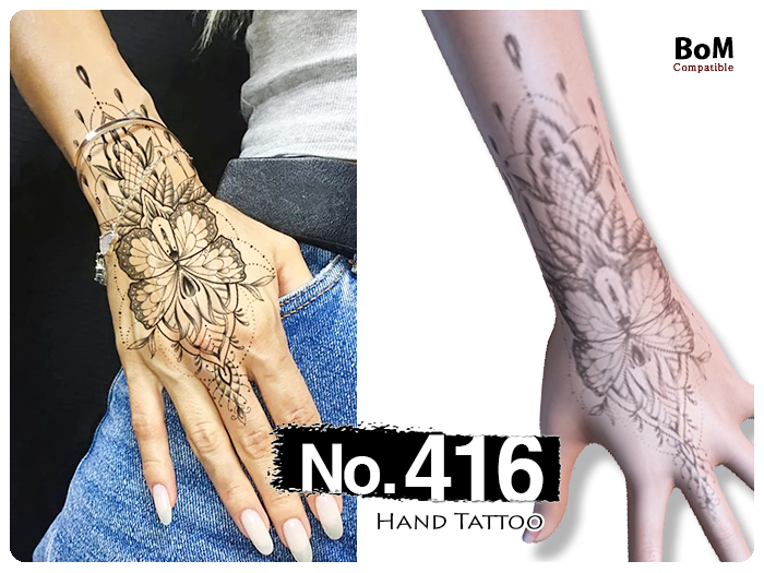 Second Life Marketplace - (Hand Tattoo) No.416 - BoM