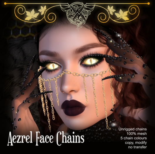 Second Life Marketplace - [WM] Aezrel Face Chains