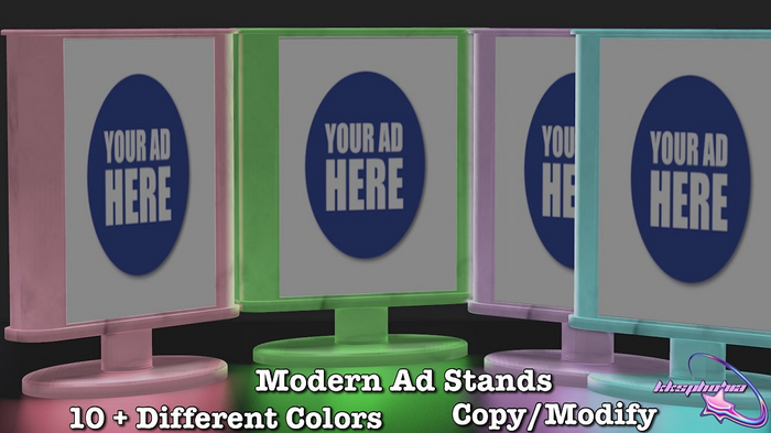 Second Life Marketplace - KKSPHOBIA AD STANDS