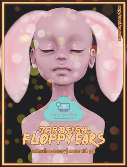 Second Life Marketplace - .Tardfish. Floppy Ears - Blogger (wear to unpack)