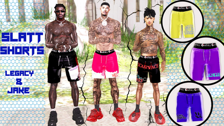 Second Life Marketplace - Lenci-Slat Shorts Fp