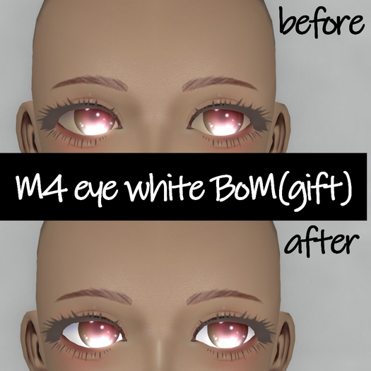 Second Life Marketplace - M4 eye white BoM(gift)