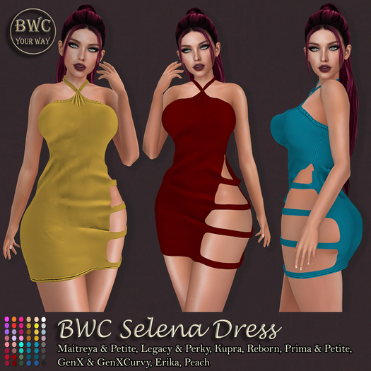Second Life Marketplace Bwc Selena Dress