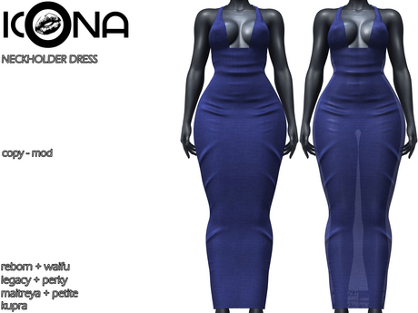Second Life Marketplace - ICONA / NECKHOLDER DRESS -48