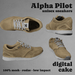 Second Life Marketplace - [Digital Cake] Alpha Pilot Sneakers - TAN