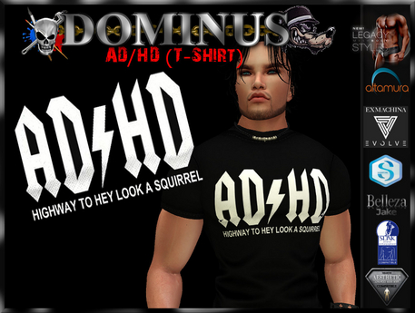 Second Life Marketplace - ~DOMINUS~AD/HD (T-Shirt) (ADD)