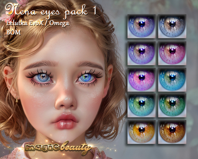 Second Life Marketplace - [Magic Beauty] Nena eyes pack 1(Omega ...