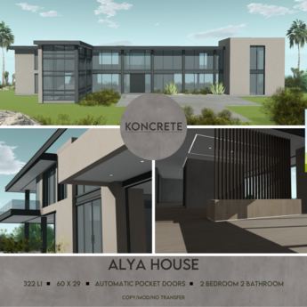 Second Life Marketplace - Koncrete: -ALYA HOUSE-