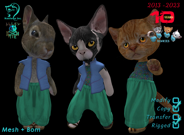 Second Life Marketplace - Dinkie Fredo Outfit - Fresh Splash