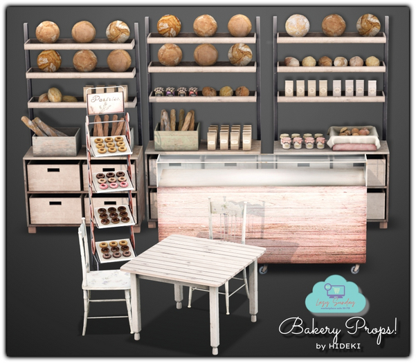 Second Life Marketplace - HIDEKI - BAKERY PROPS!